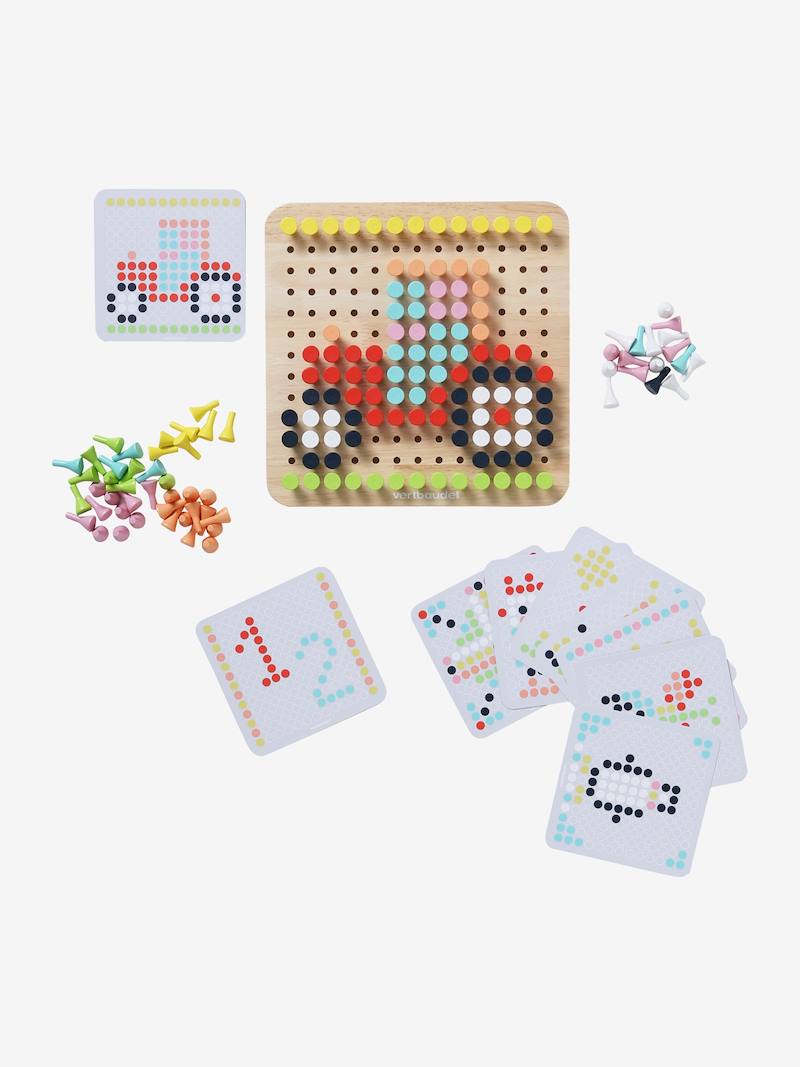Mosaic Game in Wood - FSC® Certified - multi, Toys | Vertbaudet