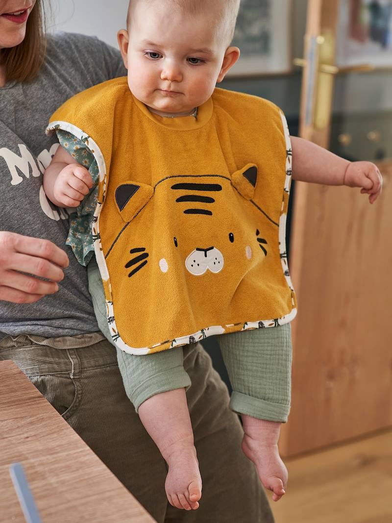 Large Bib - dark yellow, Nursery | Vertbaudet