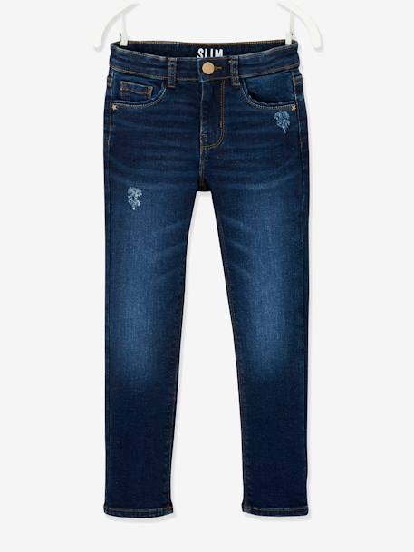 Girl's Jeans - Girls Skinny & Denim Jeans | Vertbaudet