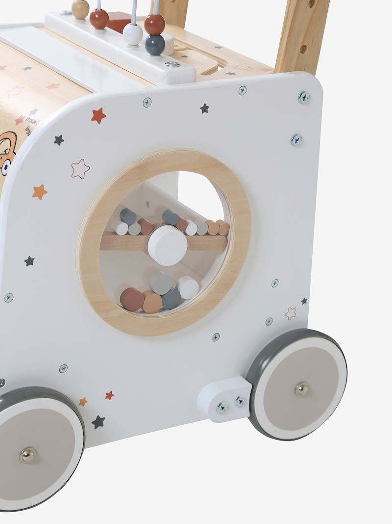 Push Walker Activity Cube with Brakes in FSC® Wood - multi, Toys ...