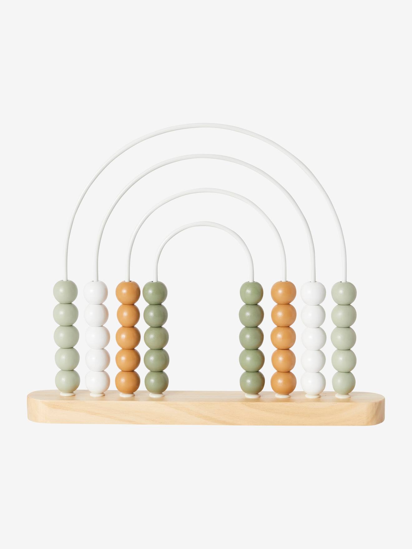 Large Rainbow Abacus in FSC® Wood - multi, Toys | Vertbaudet