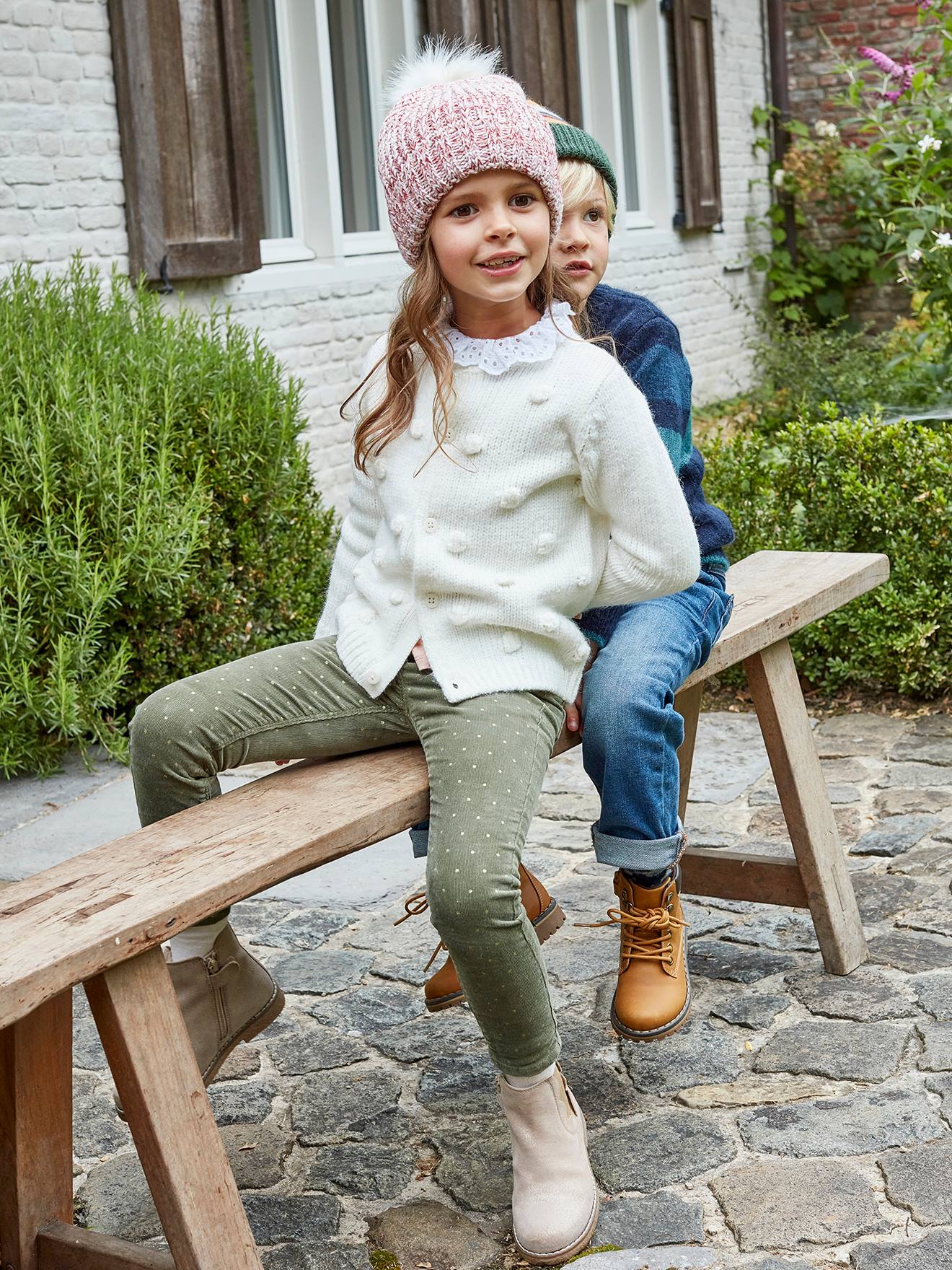 Girls Trousers - Girls Pants, Bottoms & Trousers for Kids | Vertbaudet