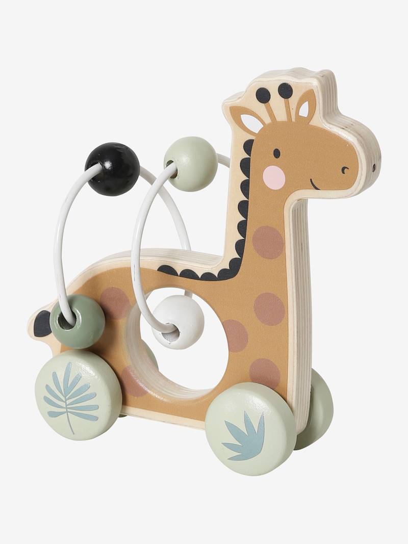 Bear Abacus - Wood FSC® Certified - brown light solid with design, Toys ...