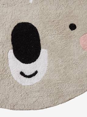 Koala Rug, Mini Zoo - grey light solid, Bedding & Decor | Vertbaudet