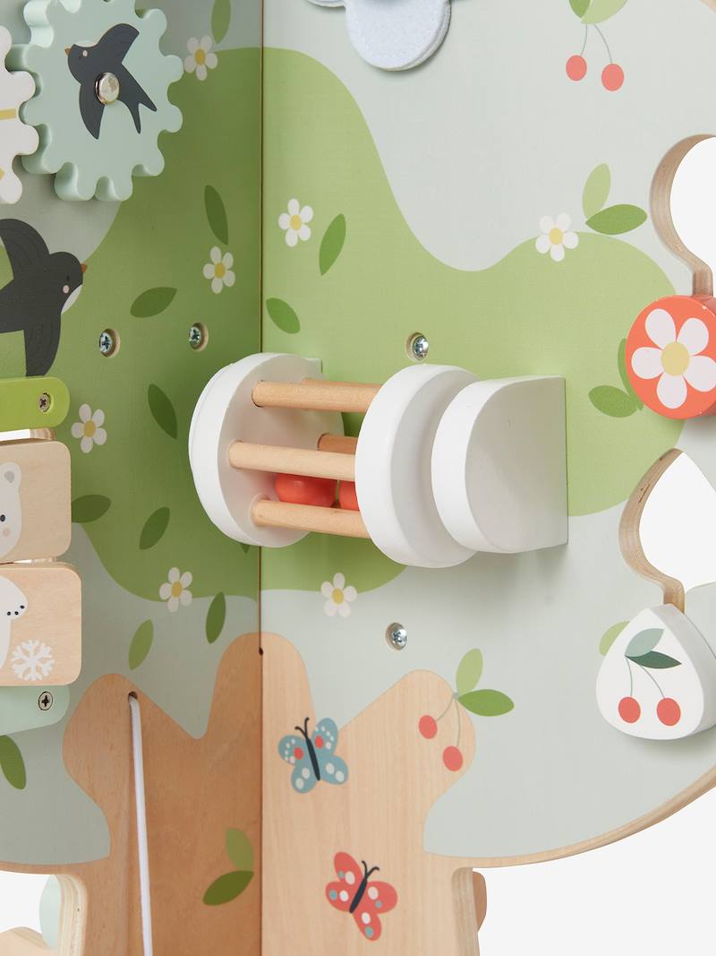 4 Season Activity Tree in FSC® Wood - yellow medium solid wth design ...