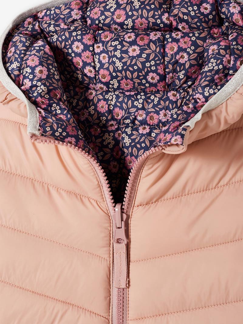 Reversible Lightweight Padded Jacket with Padding in Recycled Polyester ...