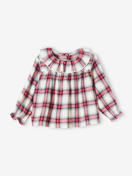 Wide Neck Blouse for Babies - ecru, Baby | Vertbaudet