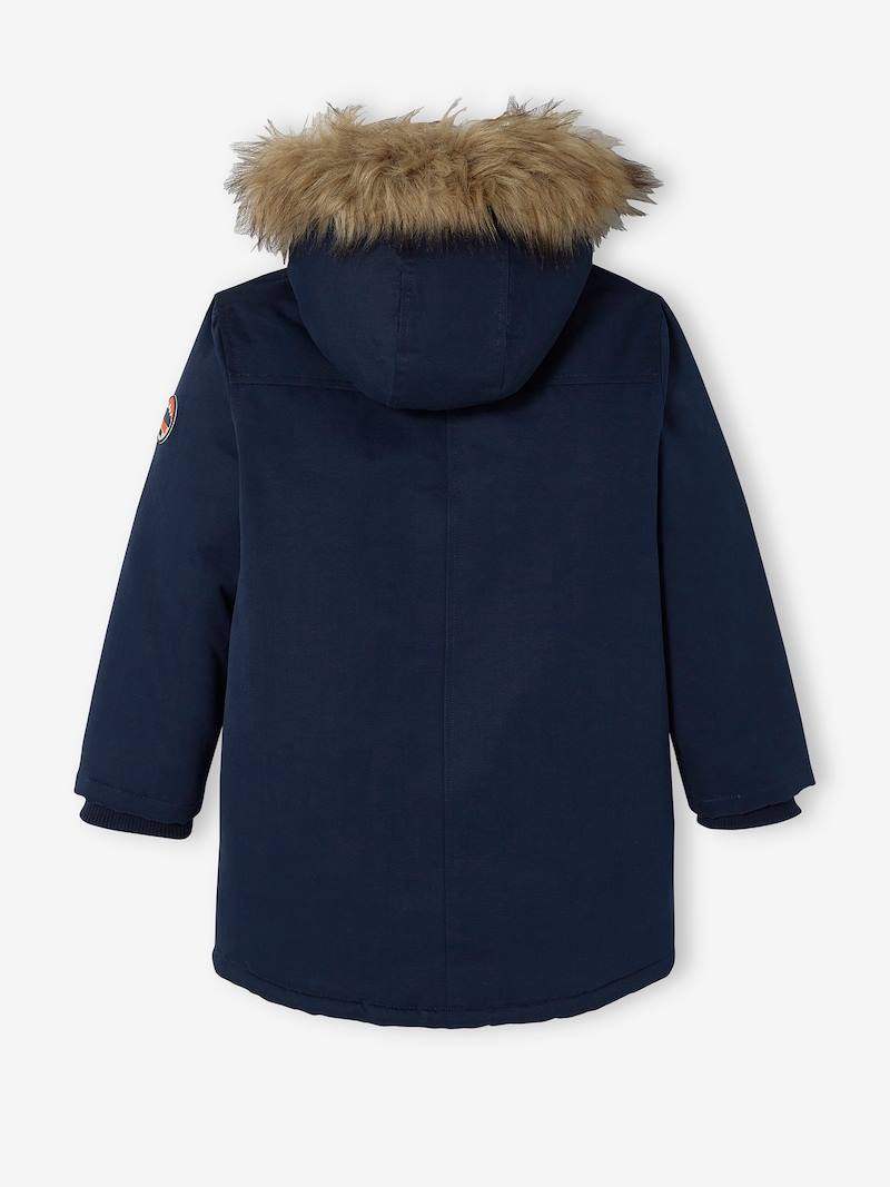 Hooded Parka with Sherpa Lining & Recycled Polyester Padding, for Boys ...