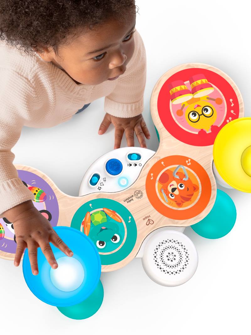 Baby Einstein Magic Touch Connected Drum, by Hape - white, Toys | Vertbaudet
