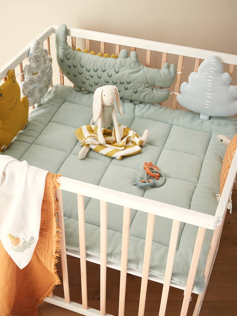 Modular Cot/playpen bumper, Trek - multicoloured, Bedding & Decor ...
