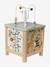 Big Wooden Activity Cube - FSC® Certified - green, Toys | Vertbaudet