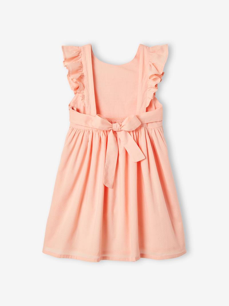 Occasion Wear Frilly Dress with Open Back for Girls - sky blue, Girls ...