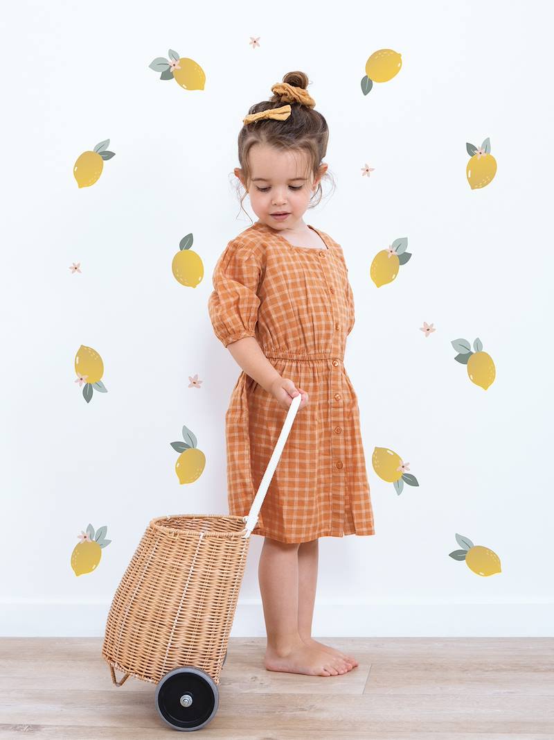 Lemon Stickers, Louise by Louise LILIPINSO - yellow, Bedding & Decor ...
