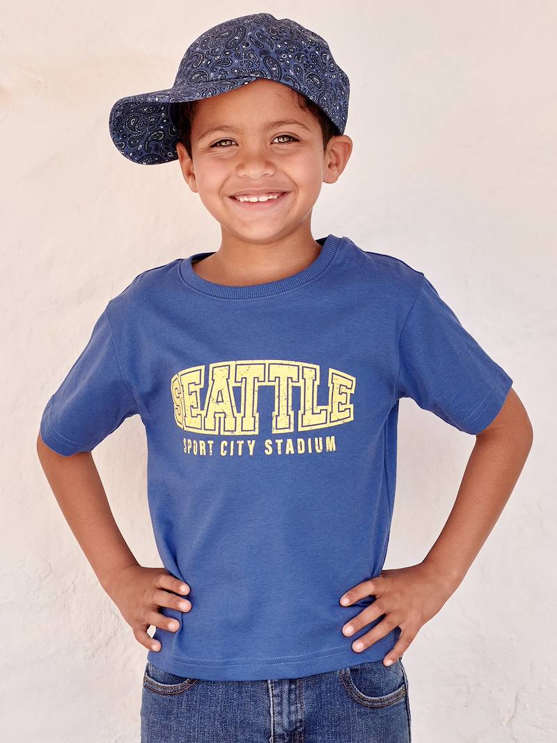 College-Style T-Shirt for Boys - white, Boys | Vertbaudet