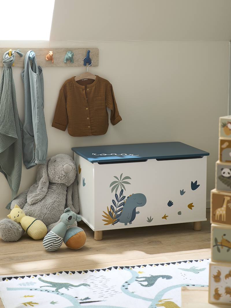 Toy Chest, Dinosaur - printed white, Bedroom Furniture & Storage ...