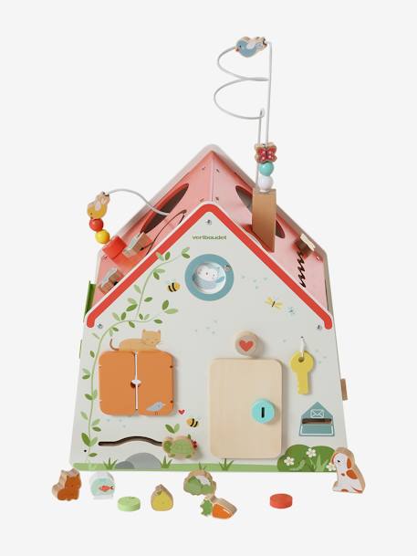 Large Activity House in FSC® Wood - wood, Toys | Vertbaudet