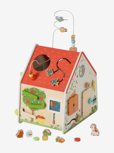 Large Activity House in FSC® Wood - wood, Toys | Vertbaudet