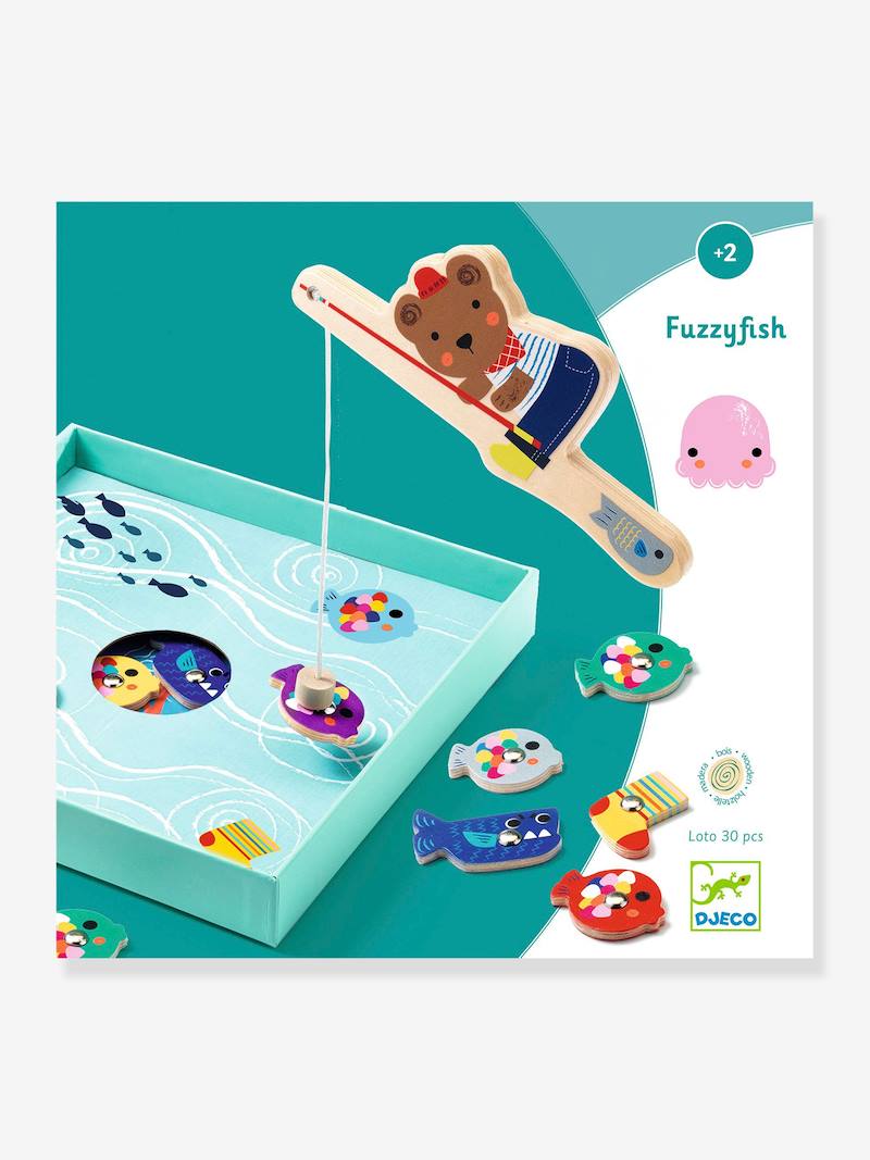 Fishing Game - Fuzzyfish - DJECO - blue, Toys | Vertbaudet