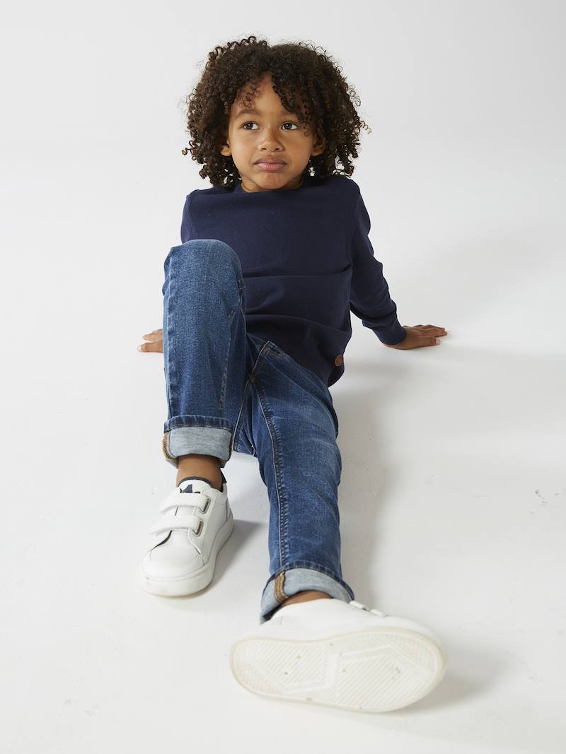 Slim Leg Basics Jeans for Boys - stone, Boys | Vertbaudet