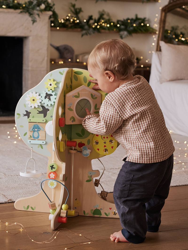 4 Season Activity Tree in FSC® Wood - yellow medium solid wth design ...