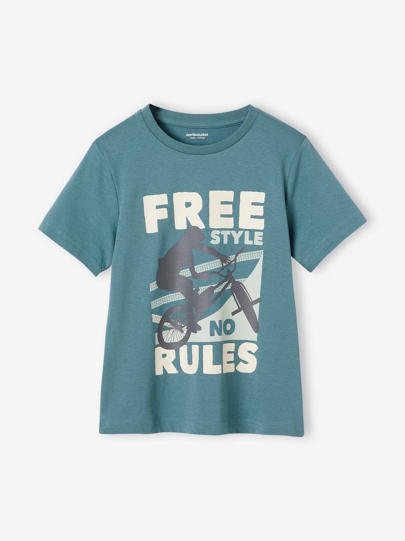 Pack of 3 Assorted T-Shirts for Boys - marl white, Boys | Vertbaudet