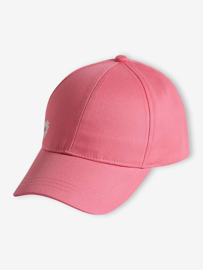 Plain Cap for Girls - strawberry, Girls | Vertbaudet