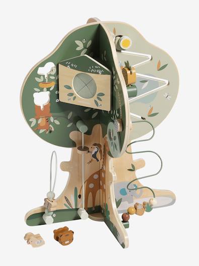 4 Season Activity Tree in FSC® Wood - yellow medium solid wth design ...