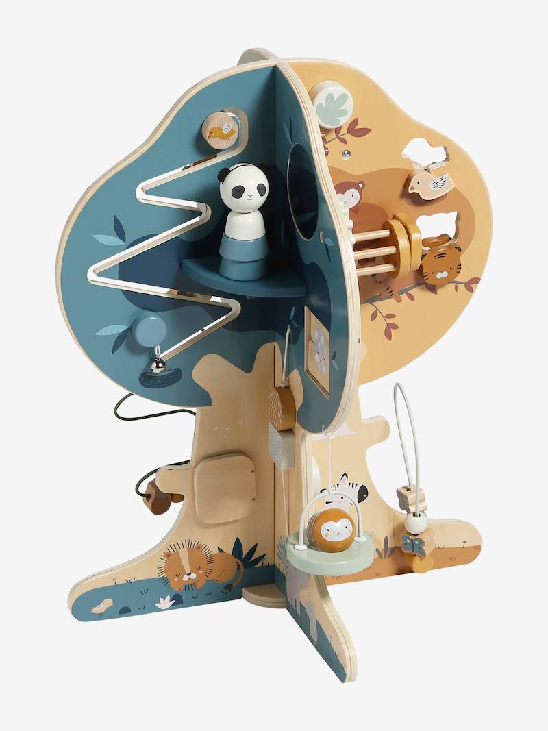 4 Season Activity Tree in FSC® Wood - yellow medium solid wth design ...