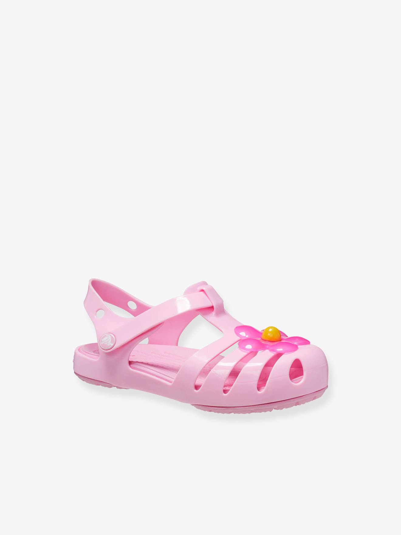 Clogs for Babies 208445 Isabella Charm Fisherman Sandal CROCS rose Shoes Vertbaudet