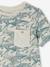 T-Shirt with Graphic Motifs for Boys - lichen, Boys | Vertbaudet