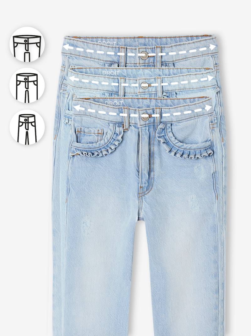 NARROW Hip, Straight Leg MorphologiK Jeans for Girls - stone, Girls ...
