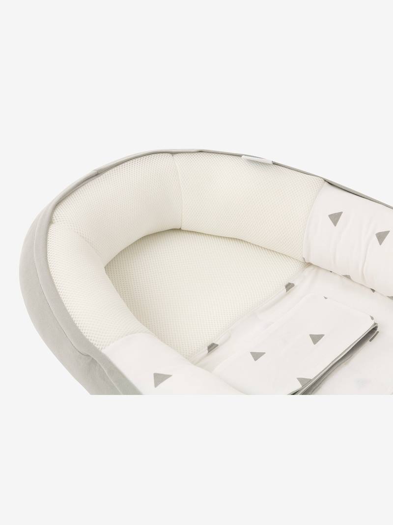 Doomoo Cocoon Progressive Baby Nest, by BABYMOOV - light grey/print ...
